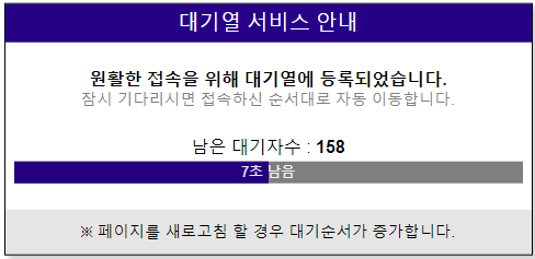웹사이트 동시접속 폭주방지를 위한 트래픽 유량제어(대기열) 서비스, MEGA-FENCE